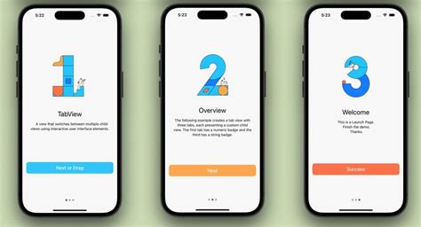 SwiftUI 首次启动引导页示例代码点击or滑动展示下一页 Codeun