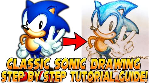 Easy Sonic The Hedgehog Drawing Tutorial How To Draw Shadow The