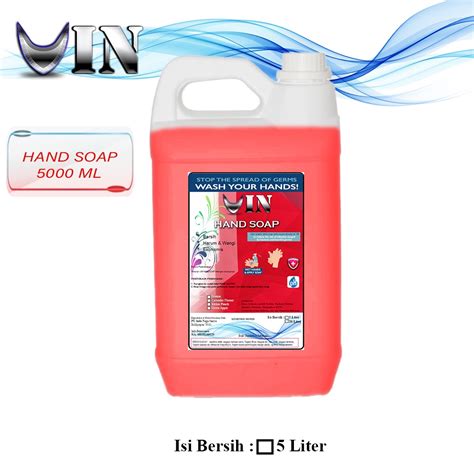 Jual Sabun Cuci Tangan 5 Liter Hand Soap Sabun Hotel VIN
