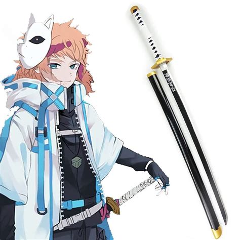 Buy LENG Anime Samurai 41inch Katana Demon Slayer Cosplay Tsugikuni