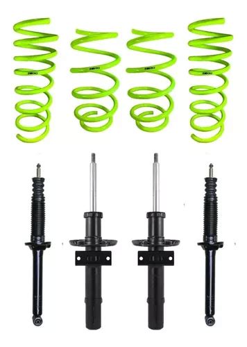 Kit 4 Amortiguadores Monroe Espirales Progresivos Gol Trend