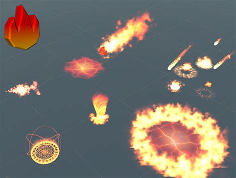 Fire Mage Particle Effects Fire Explosions Unity Asset Store