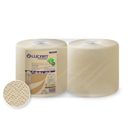 Lucart EcoNatural L ONE Maxi 450 ρολό κουζίνας 6 ρολά δέμα 852277