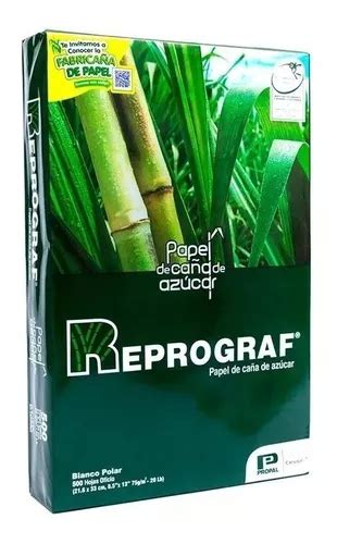 Resma Papel Hoja Carta Blanco ecológico Reprograf 75 Gr 500