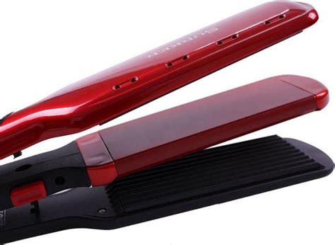 Surker Plancha Profesional 2en1 Pelo Recto Ondulado Frisee Cerámica