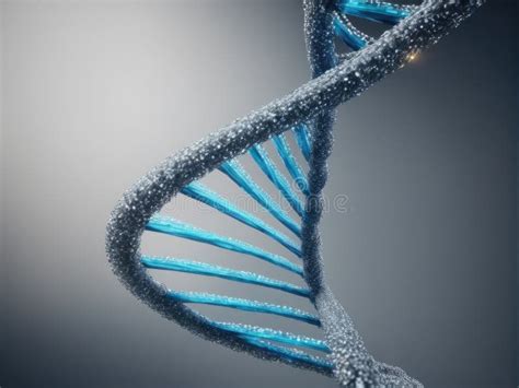 DNA Gene Helix Spiral Molecule Structure Stock Illustration