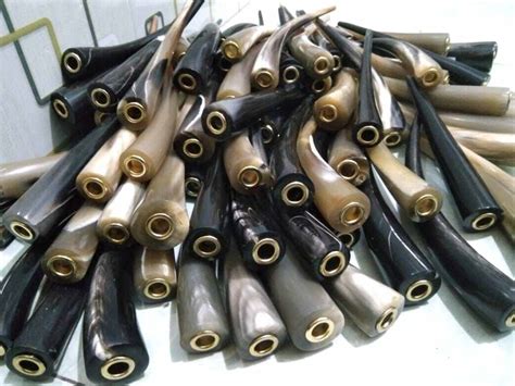 Once Pipa Rokok Tanduk Kerbau Motif Lengkung Lazada Indonesia