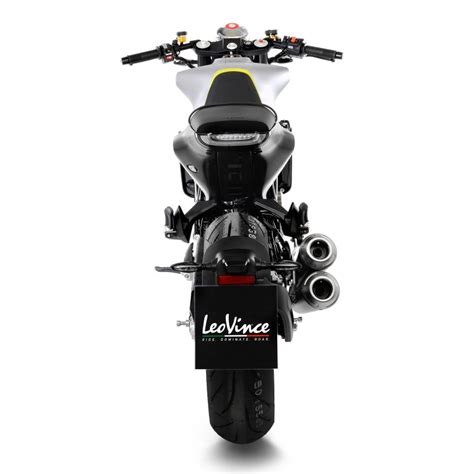 Échappement silencieux Slip On LeoVince GP DUALS inox pour Husqvarna