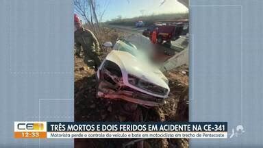 CETV 1ª Edição Fortaleza Três pessoas morrem e duas ficam feridas