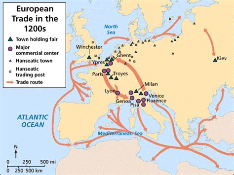 Gold Salt Trade Routes Map