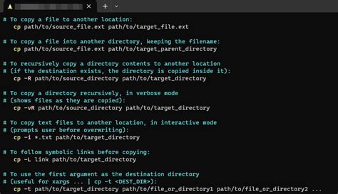 Cp Command In Linux With Examples