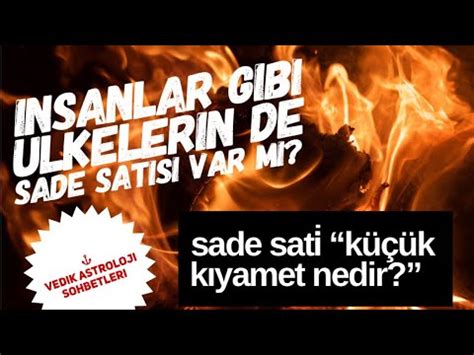 Vedik Astroloji Sohbetleri 2 Sade sati ve 24 30 Nisan 2023 Haftası