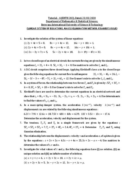 emth202 tutorial4 week23march2020 pdf eigenvalues and eigenvectors abstract algebra