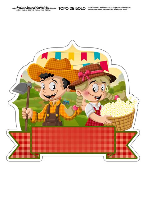 Topo De Bolo Festa Junina Para Imprimir Gratuito 45 OFF