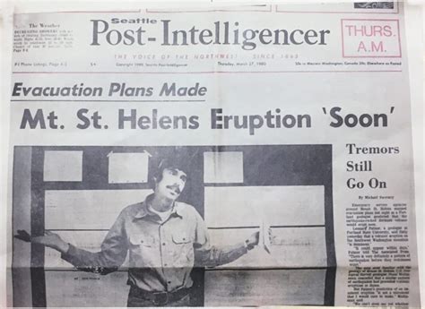 Remembering Dave Johnston And The Mount St Helens Eruption