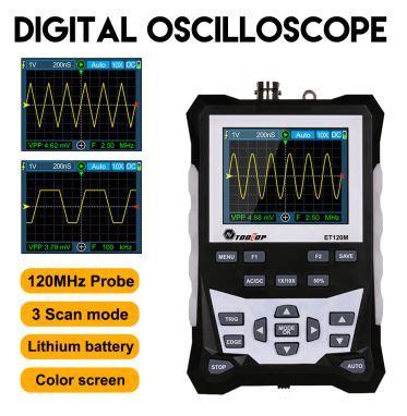 Tooltop Et M Oscilloscope Handheld Digital Oscilloscope With