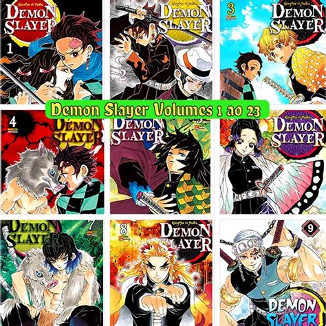 Mang Demon Slayer Kimetsu No Yaiba Volumes Do