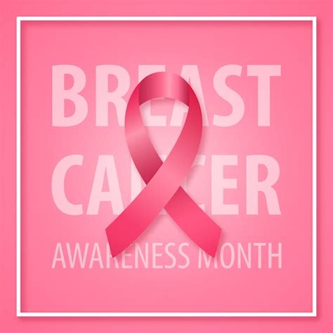 Premium Vector Banner For Breast Cancer Awareness Month