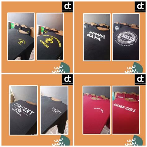Jual Sablon Kaos Custom Satuan Dengan Sablon Rubber Waterbase Bisa