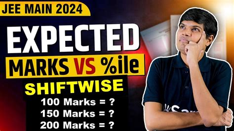 Jee Main Expected Marks Vs Percentile Most Accurate Analysis