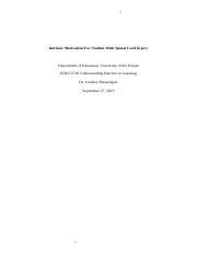 5710 UNIT 3 WRITTEN ASSIGNMENT Docx 1 Intrinsic Motivation For