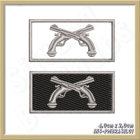 Matriz De Bordado Insignias Da Policia Militar Do Brasil Elo7