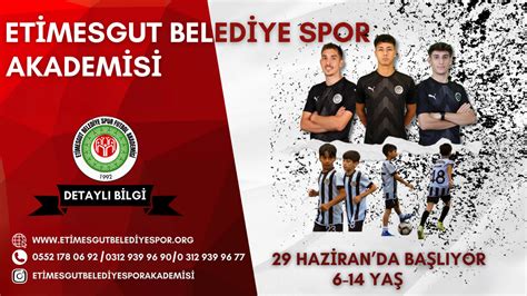Etimesgut Belediyespor ETİMESGUT BELEDİYE SPOR FUTBOL AKADEMİSİ BAŞLIYOR