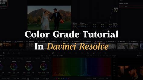 How To Color Grade In Davinci Resolve Tutorial Youtube