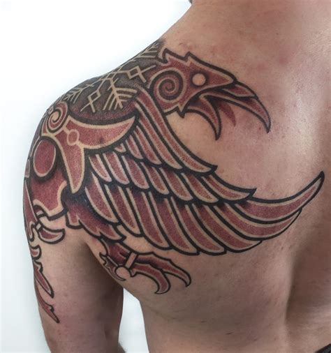 Top More Than 80 Simple Norse Raven Tattoo Latest In Coedo Vn