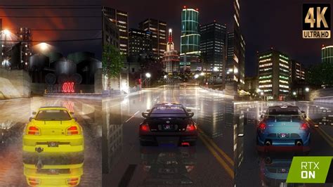 Need For Speed Underground Remastered Path Tracing Reflections