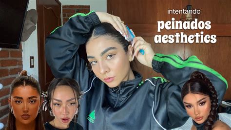 Intentando peinados aesthetics porque si yo puedo hacerlos tú también