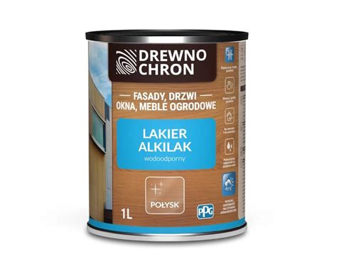 Drewnochron Lakier Alkilak wodoodporny połysk 1 l kupuj w OBI