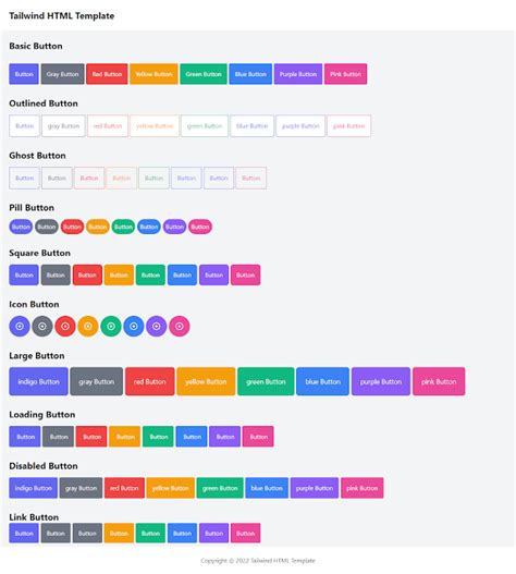 Tailwind CSS Buttons Create Beautiful Buttons With Tailwind CSS