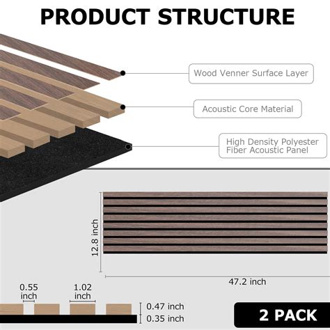 Snapklik Acoustic Wood Wall Panels Pack X Soundproof