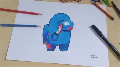 TUTORIAL COMO DESENHAR O VERDADEIRO IMPOSTOR Do AMONG US Passo A Passo