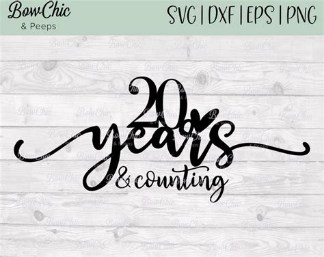 20th Wedding Anniversary Cotton Print 20th Wedding Gift 20 Years