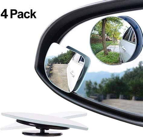 Paquete de 4 espejos para retrovisor con rotación de 360º y oscilación