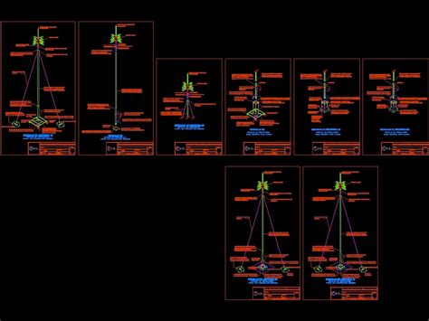 D Tails Du Paratonnerre Installation Et Assemblage Dans Autocad