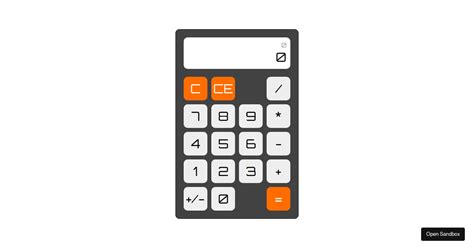 React Calculator Codesandbox