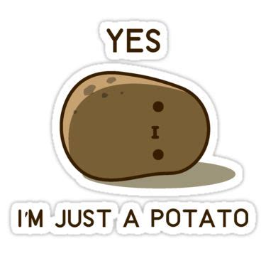 Cute Potato Sticker For Sale By Clgtart Cute Potato Kawaii Potato
