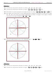 Cercle Trigonometrique Pdf Cercle Trigonom Trique Page