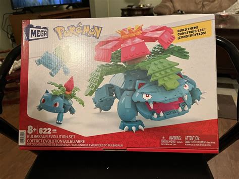 Bulbasaur Evolution Building Set Ivysaur Venusaur Pokemon Mega Construx