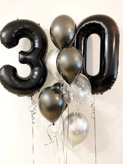 Balony Cyfry Na 30 Urodziny