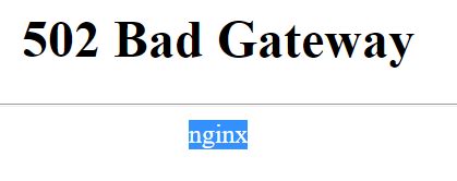What A Bad Gateway Error Means For Nginx