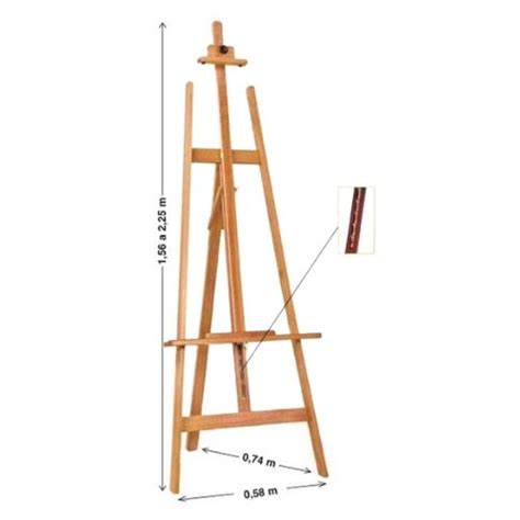 Cavalete De Madeira Para Pintura Cavalete De Mesa Trident