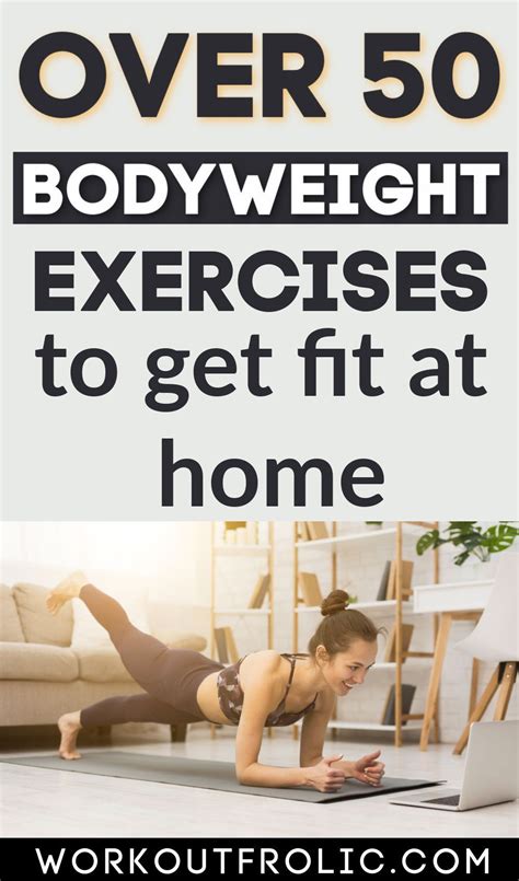 56 Simple And Effective Bodyweight Exercises For Beginners Bodyweight
