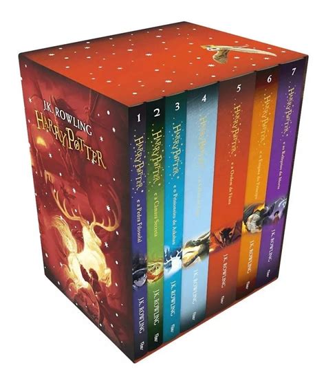 Caixa Box Colecao Harry Potter Serie Completa Volumes Jk Mebuscar
