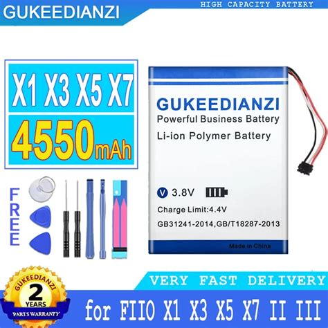 Bater A De Tel Fono M Vil De Alta Capacidad De 4550mAh Para FIIO X1 X3