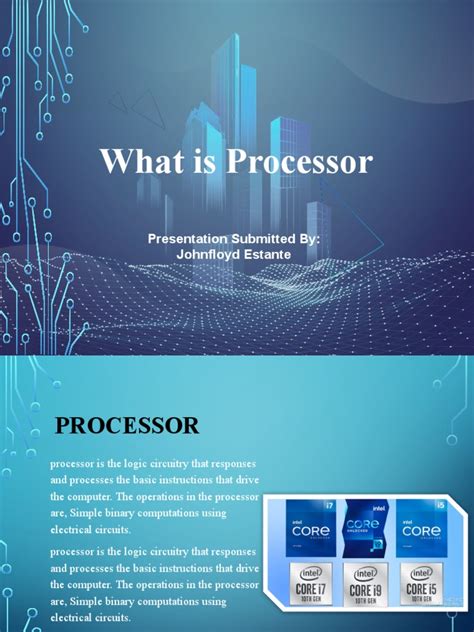 processor pdf central processing unit input output