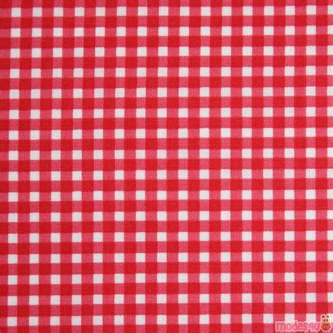 Tissu Carreaux Timeless Treasures Rouges Roses Blancs Style Nappe En